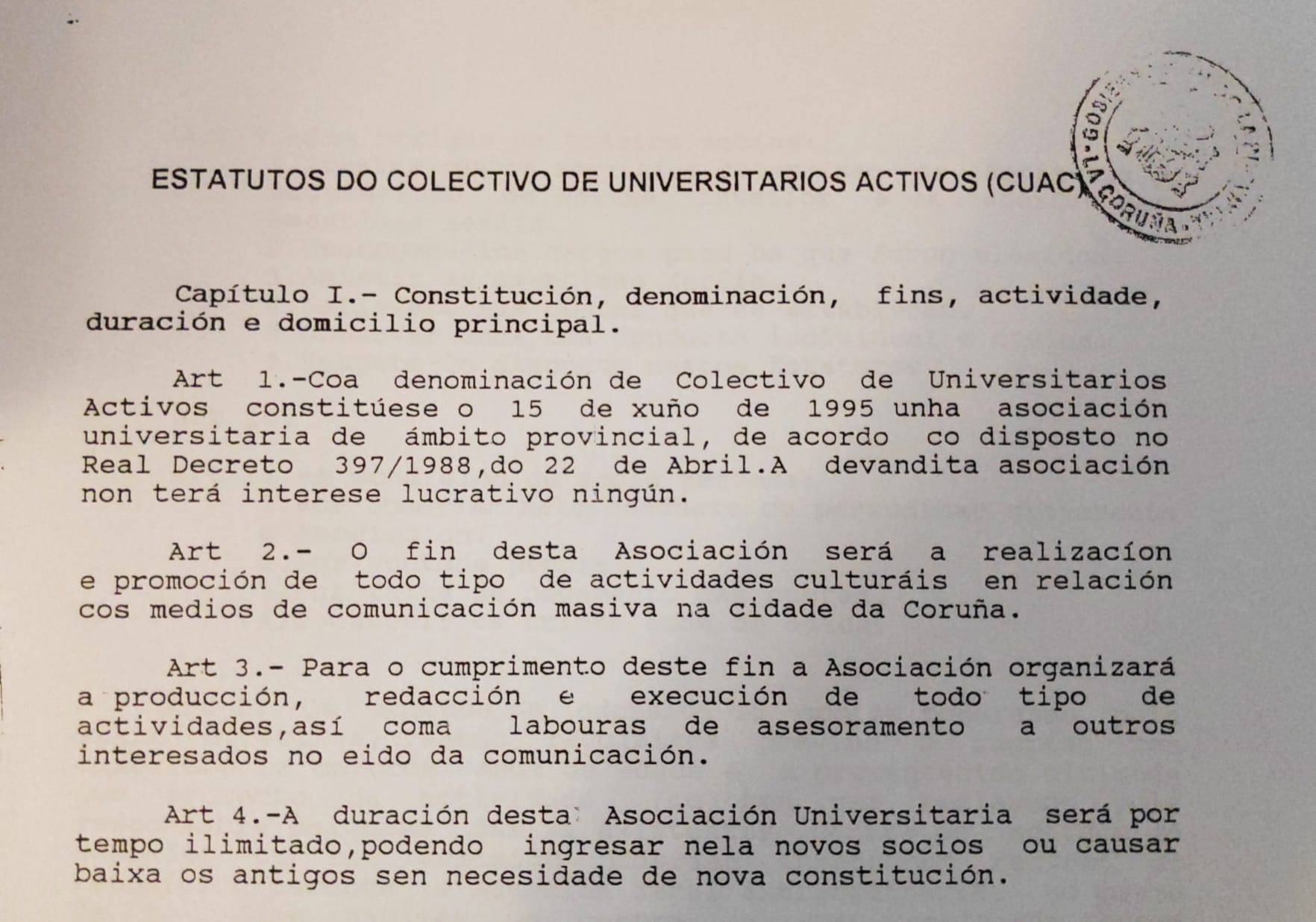 A Asociación CUAC cumpre 25 anos de vida - CUAC FM